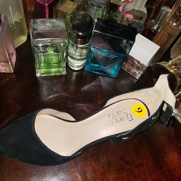 Franco Sarto | Shoes | Franco Sarto Suede Block Heel Shoes | Poshmark